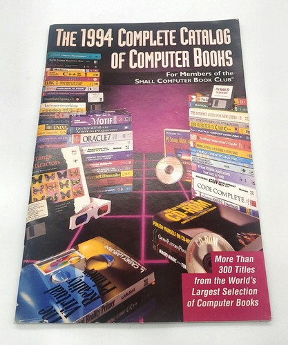 The 1994 Complete Catalog Of Computer Books | eBay