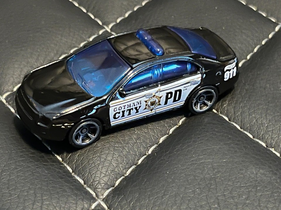 Vintage Mattel Hot Wheels Ford Fusion Gotham Police Die Cast Model Car ...
