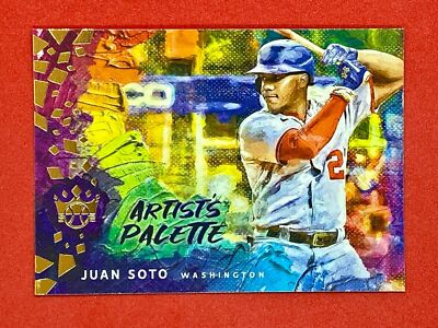 2021 Diamond Kings Artist's Palette #3 Juan Soto Washington Nationals # ...