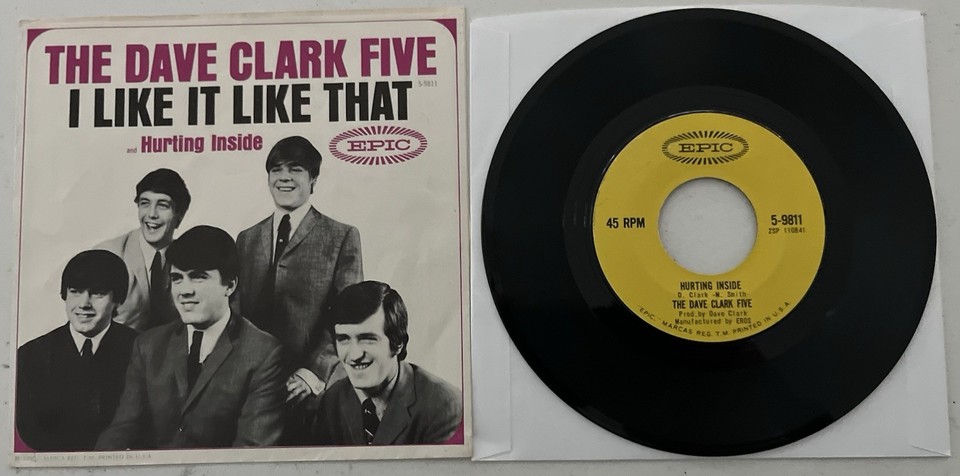 The Dave Clark Five~I Like It Like That/Hurting Inside/45-EX Vinyl/NM ...