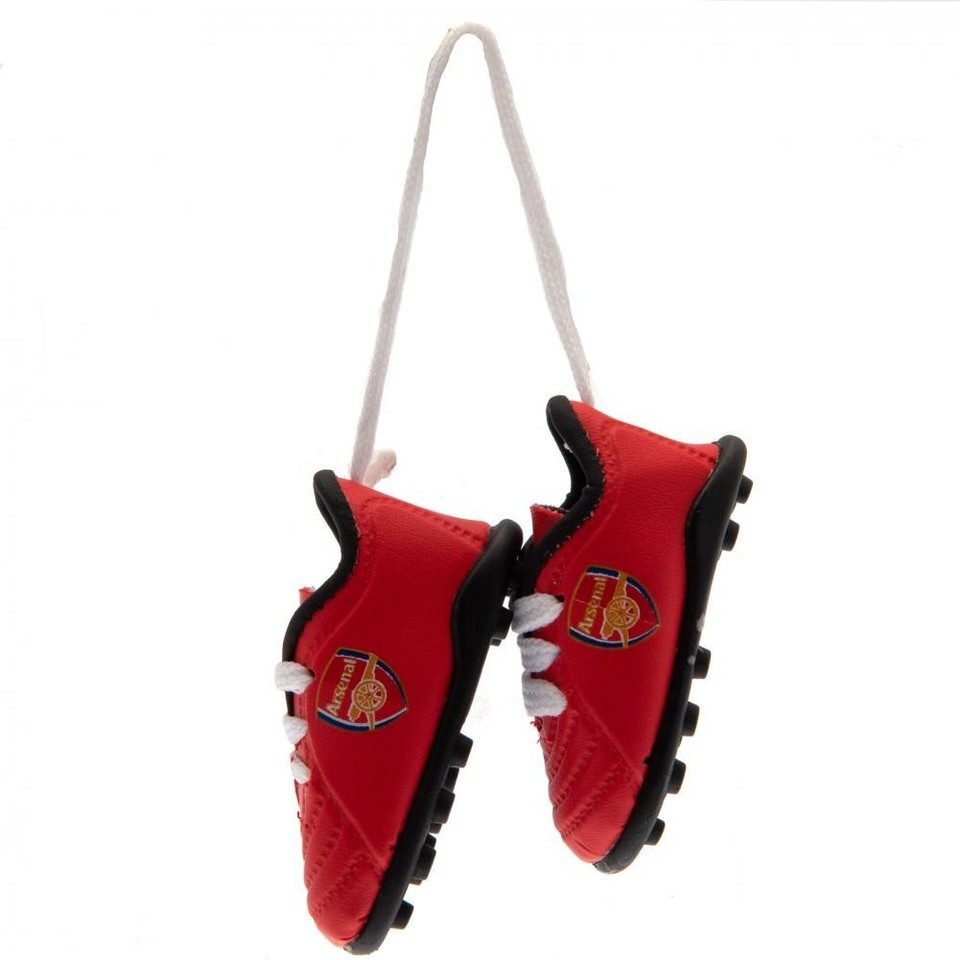MINI CAR HANGING FOOTBALL BOOTS CLUB 3D NOVELTY MIRROR HANGER WINDOW ...