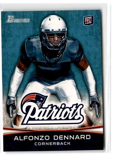 2012 Bowman Alfonzo Dennard #106 New England Patriots Football Card | eBay