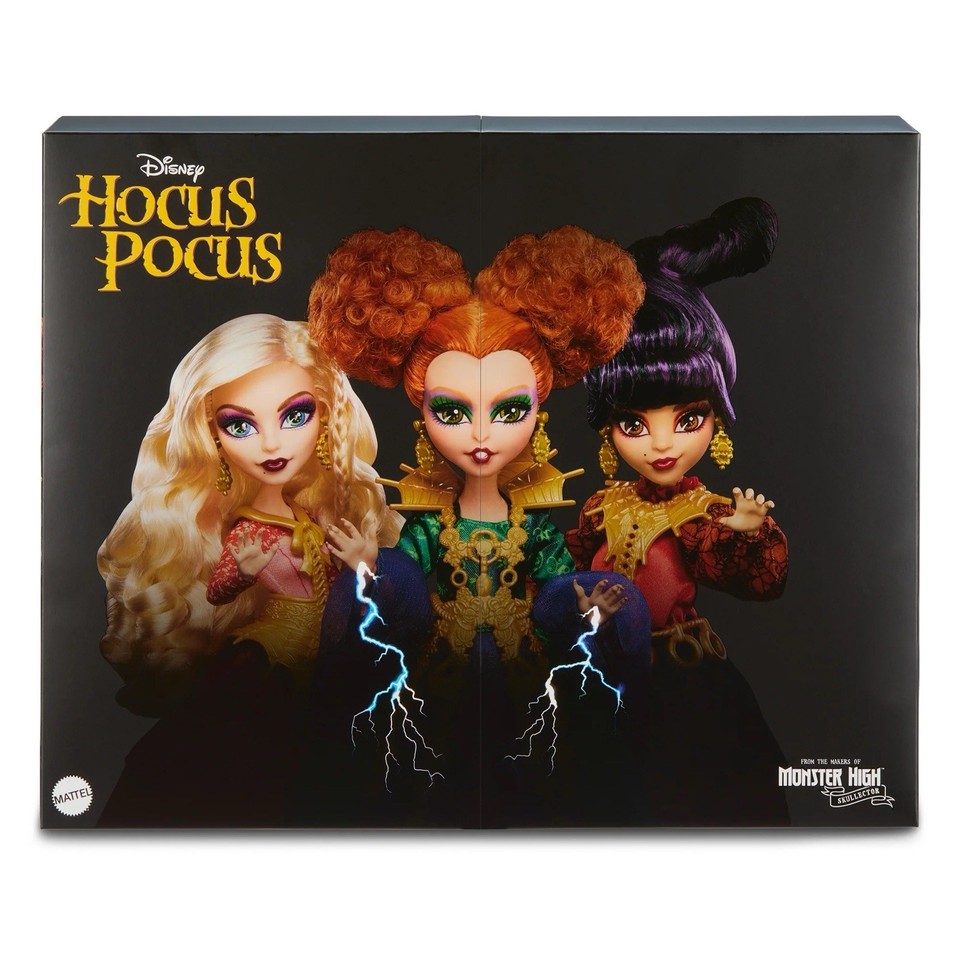 Monster High Disney's Hocus Pocus Skullector Dolls Sanderson Sisters ...