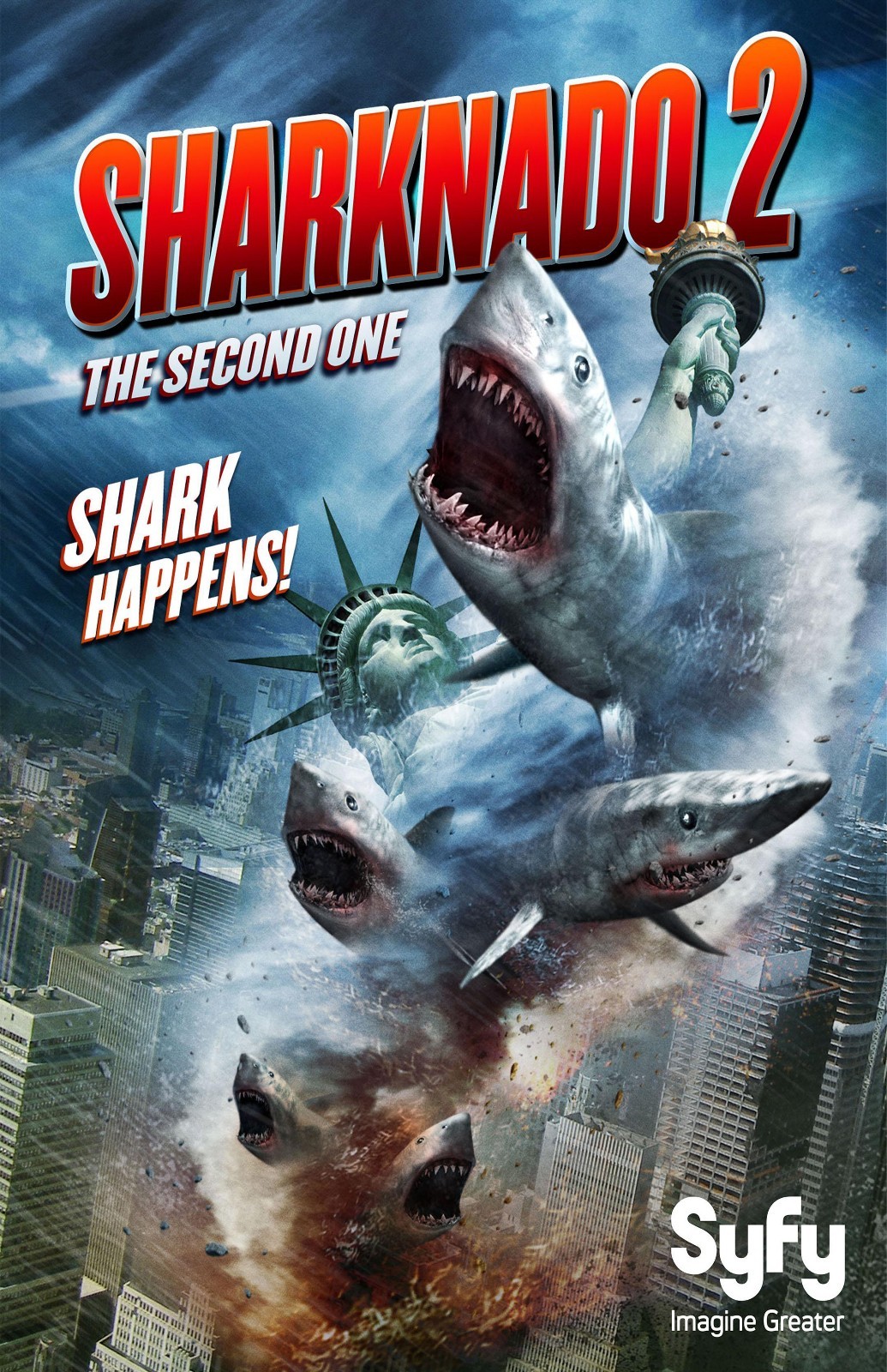 Sharknado movie poster : 11" x 17" : Tara Reid, Sharknado 2 poster | eBay