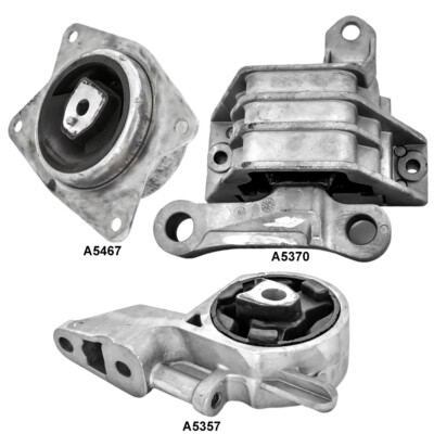 Right Engine Mount, Front & Center AUTO Trans Mounts 3PCS for Pontiac ...
