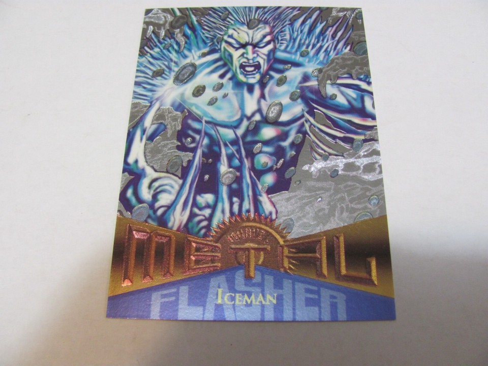 1995 Fleer Marvel Metal Silver Flasher Cards. Complete Your Set! 1-138 ...