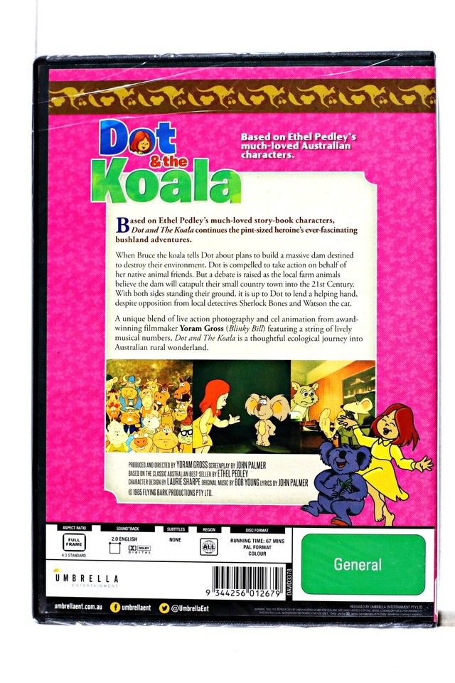 Dot & the Koala : DVD Region All New Sealed - Classic Australian Tale ...