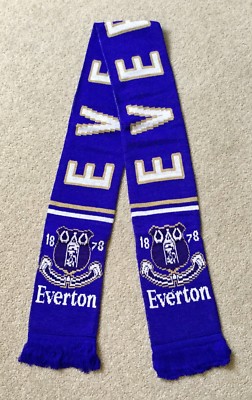 EVERTON FC Scarf Sale Brand New Good Size Great Quality Knitted Scarf ...