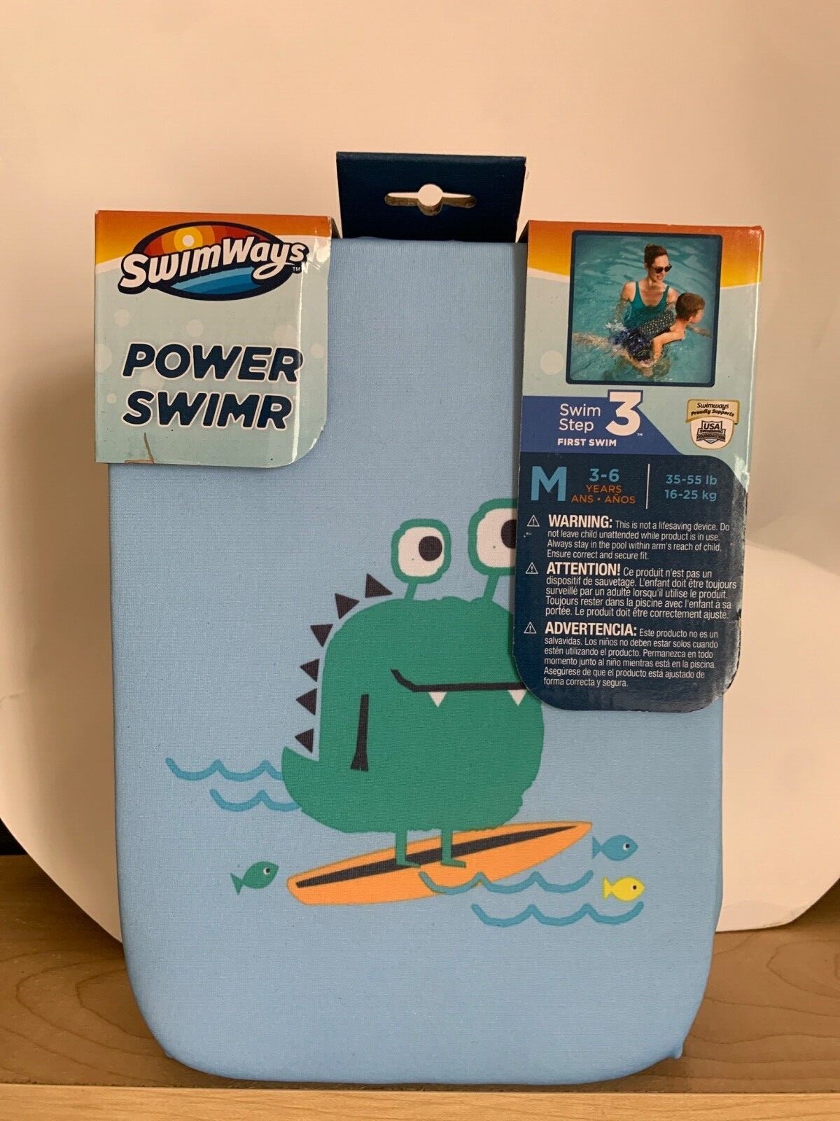 SwimWays+Power+Swimr+Medium+3-6+Years+Swim+Training+Aid+Kids+Float ...