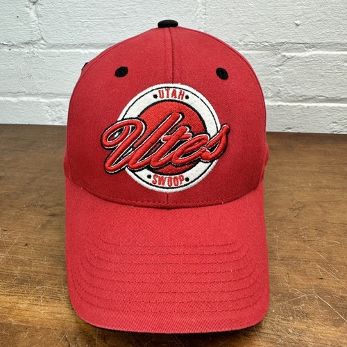 Utah Utes Cap Hat Captivating Headgear Swoop Red Embroidered | eBay