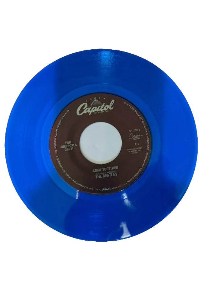 The Beatles Blue Vinyl Record New 45 rpm - CEMA S7-17698 - For ...