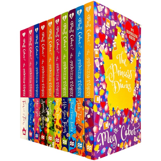 Princess Diaries 10 Books Children Collection Paperback Set by Meg ...