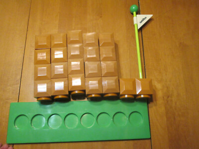 NINTENDO AMIIBO Super Mario Bros. End Level Stairs Block Flag Pole ...