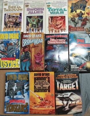 David Drake Lot of 11 PBs Hammer’s Slammers Sci-Fi Janet Morris Bill ...