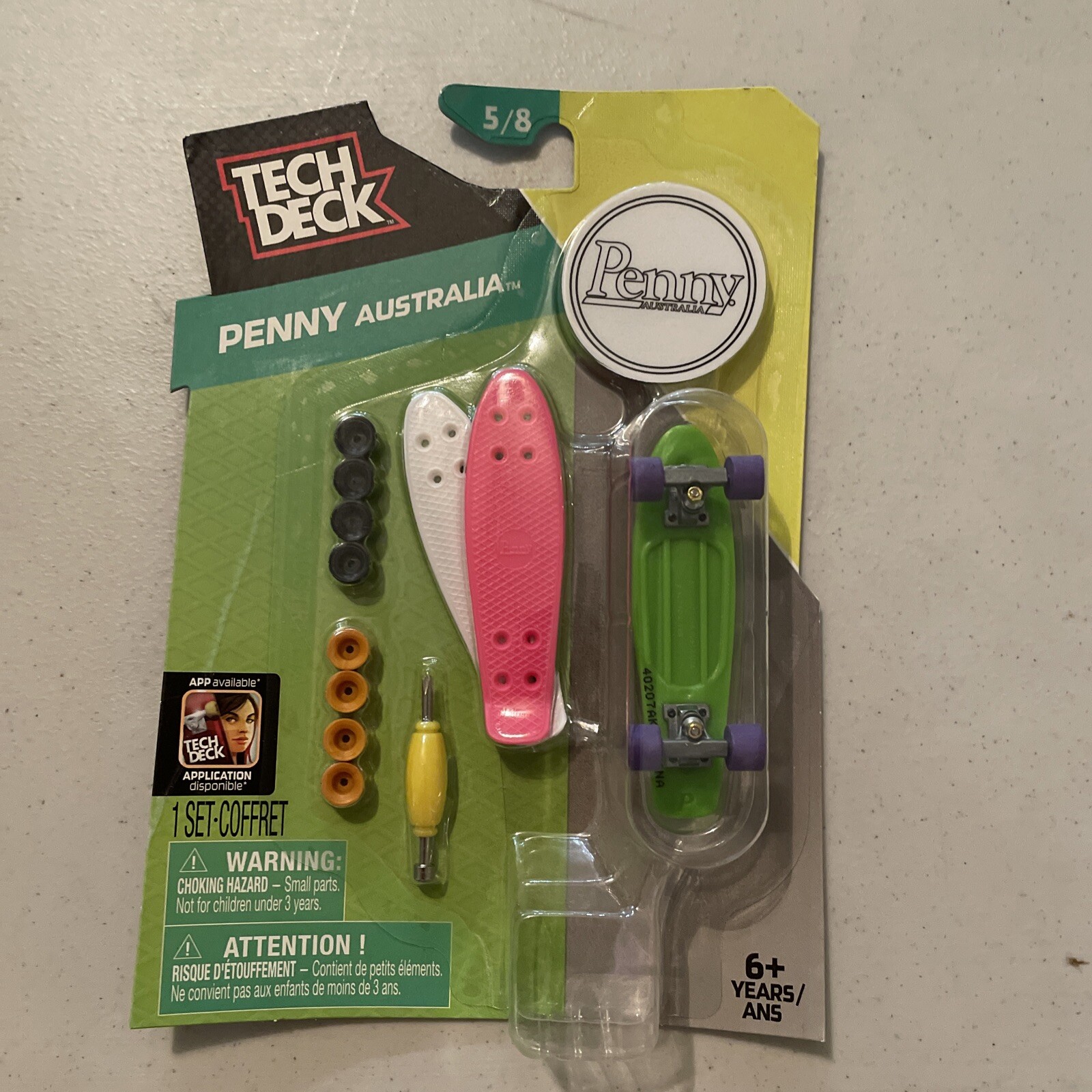 Tech Deck PENNY Australia green 2 Skateboard Fingerboard 5/8 Spin ...