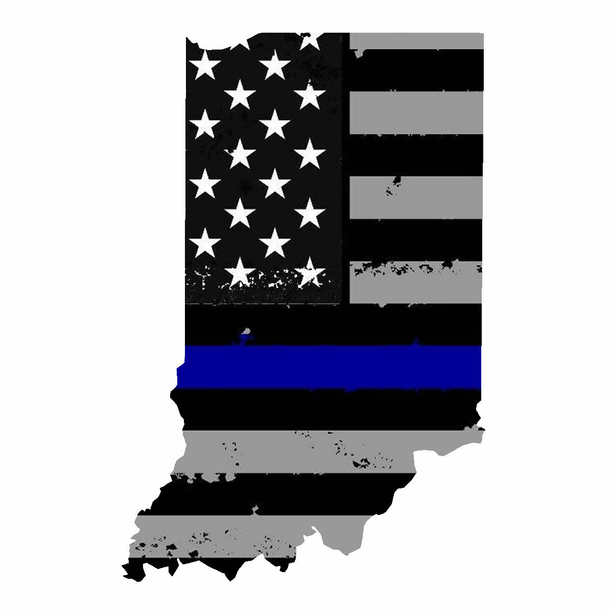 Indiana State Flag Outline