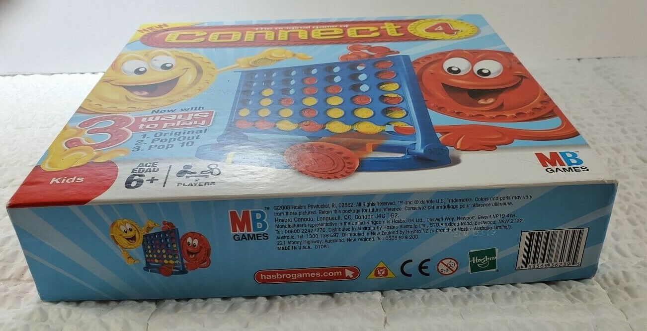 2008 Original Game of CONNECT 4 Board Game MB Games Hasbro | eBay