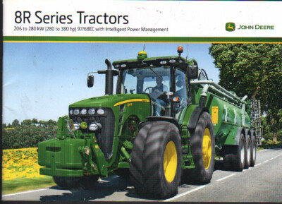 John Deere "8R Series" 280 to 380hp Tractor Brochure Leaflet | eBay