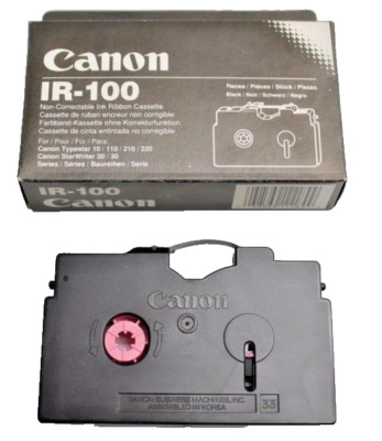 Canon IR-100 Ribbon StarWriter 20 25 30 Typestar 10 110 210 220 II STAR ...