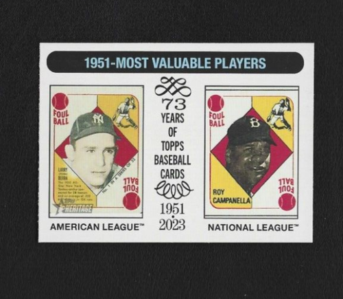 2024 Topps Heritage Mini 1951 MVPs White Border Parallel #189 Berra ...