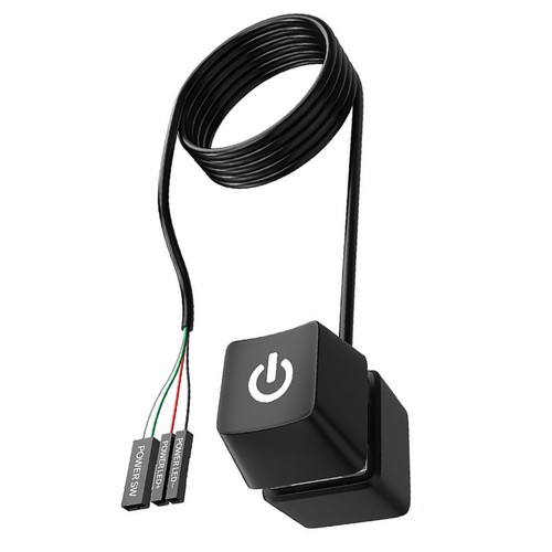 Desktop Computer External Power On Switch Cable PC Motherboard Start ...