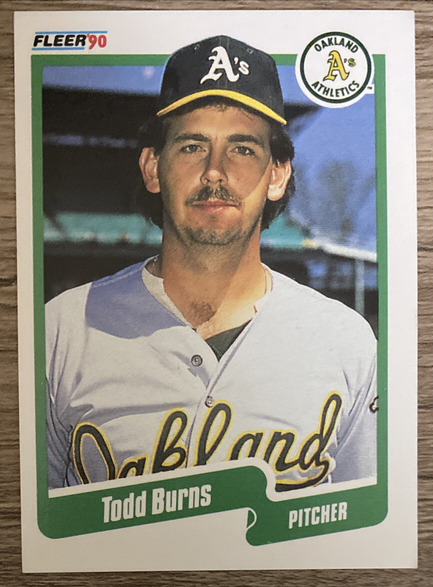 1990+Fleer+-+%232+Todd+Burns for sale online | eBay