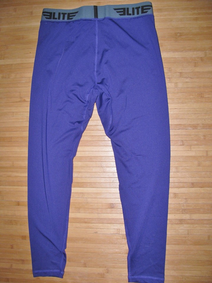 ELITE SPORTS Compression WRESTLING Pants TIGHTS Size XL Poly Spandex ...