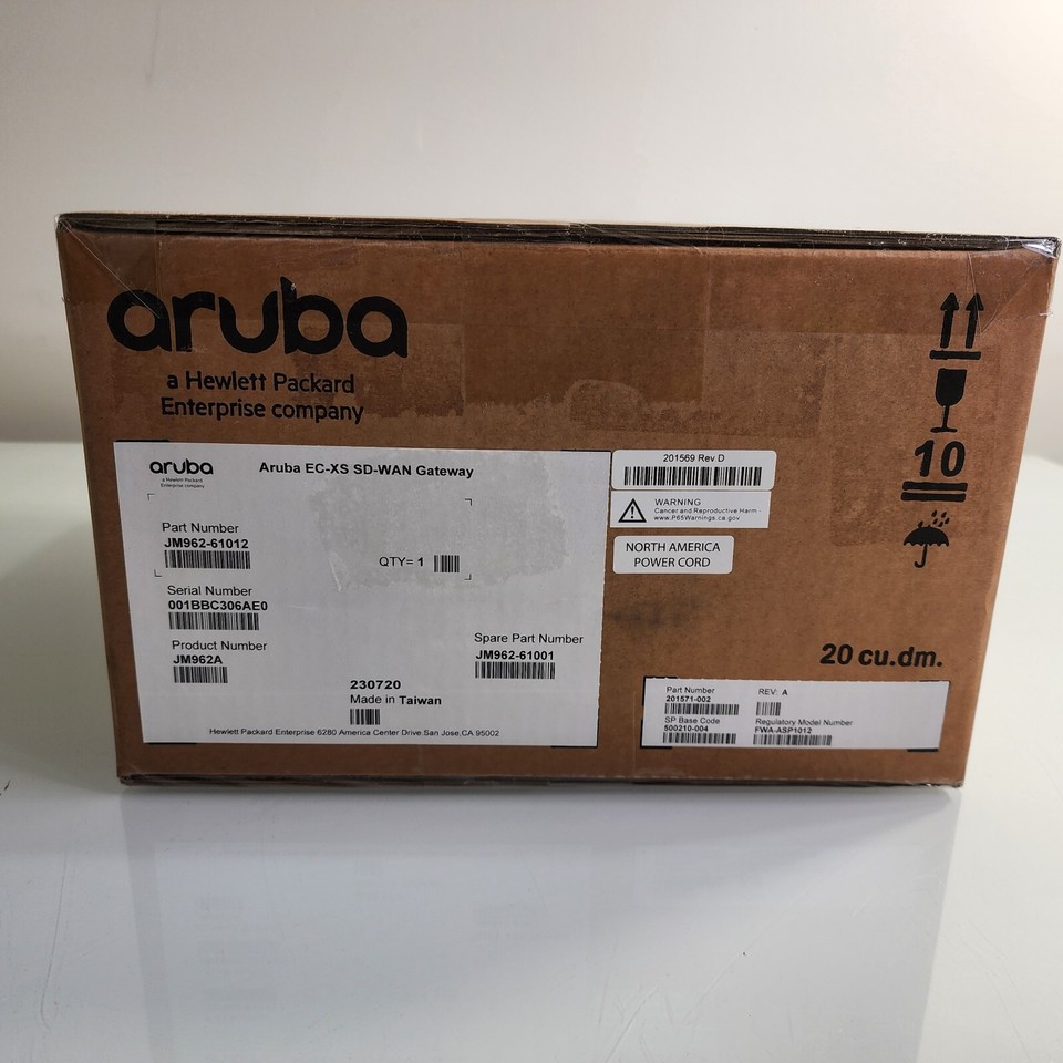 Aruba EdgeConnect EC-XS SD-WAN Gateway JM962A (NEW) | eBay