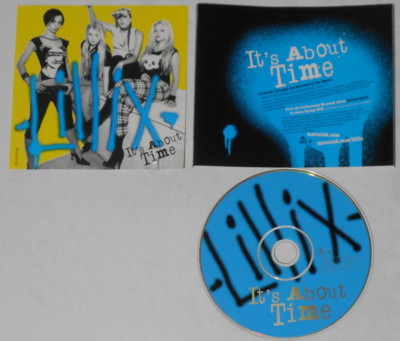 Lillix It's About Time U.S. promo cd | eBay
