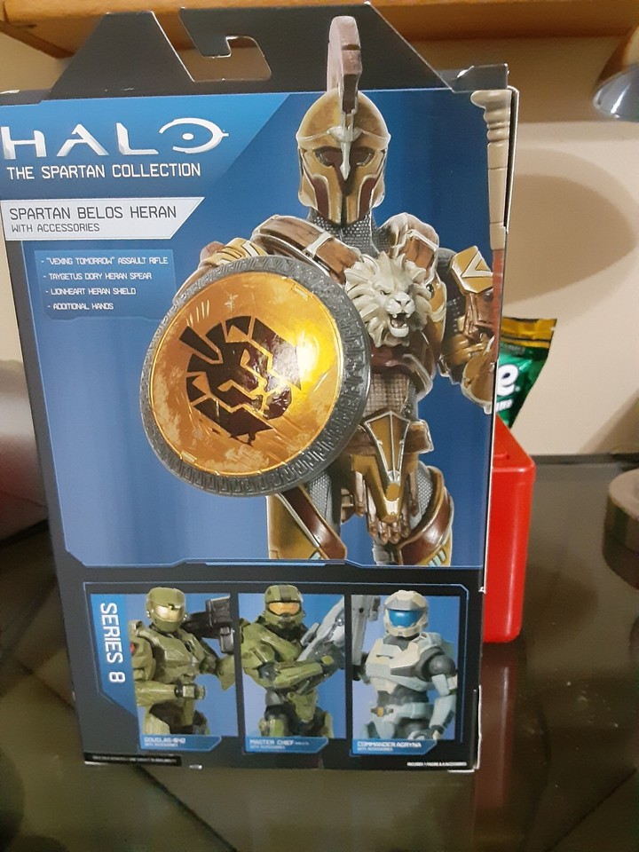 Halo Spartan Collection Spartan Belos Heran Series 8 Action Figure Rare ...
