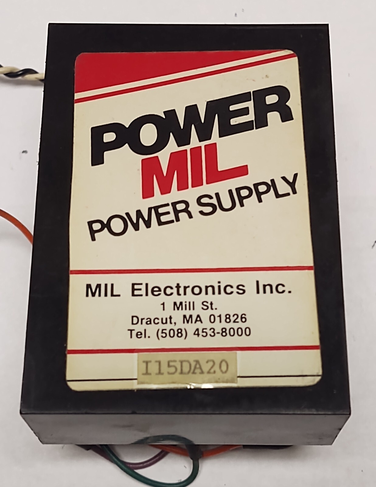 MIL ELECTRONICS POWER MIL POWER SUPPLY I15DA20/W FREE SHIPPING | eBay