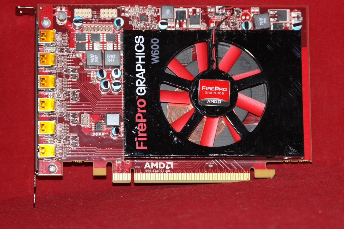 Video Card Firepro Graphics W600 AMD FirePro W600 2GB GDDR5, x Mini PCI ...