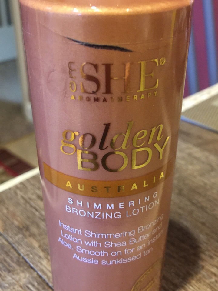 ⭐️⭐️⭐️⭐️⭐️ Om She Golden Body Australia Shimmering Bronzing Lotion 7 ...