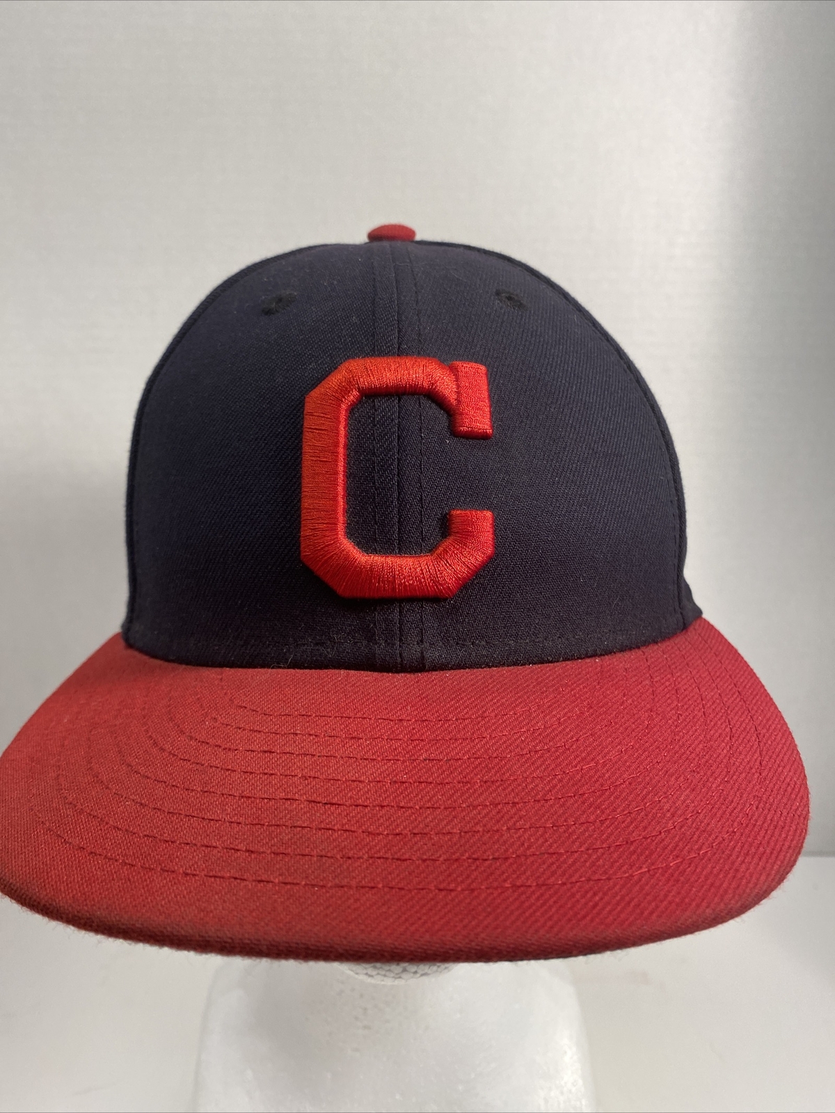 Used New Era 59Fifty Cleveland Indians (Navy/Red) Men… - Gem