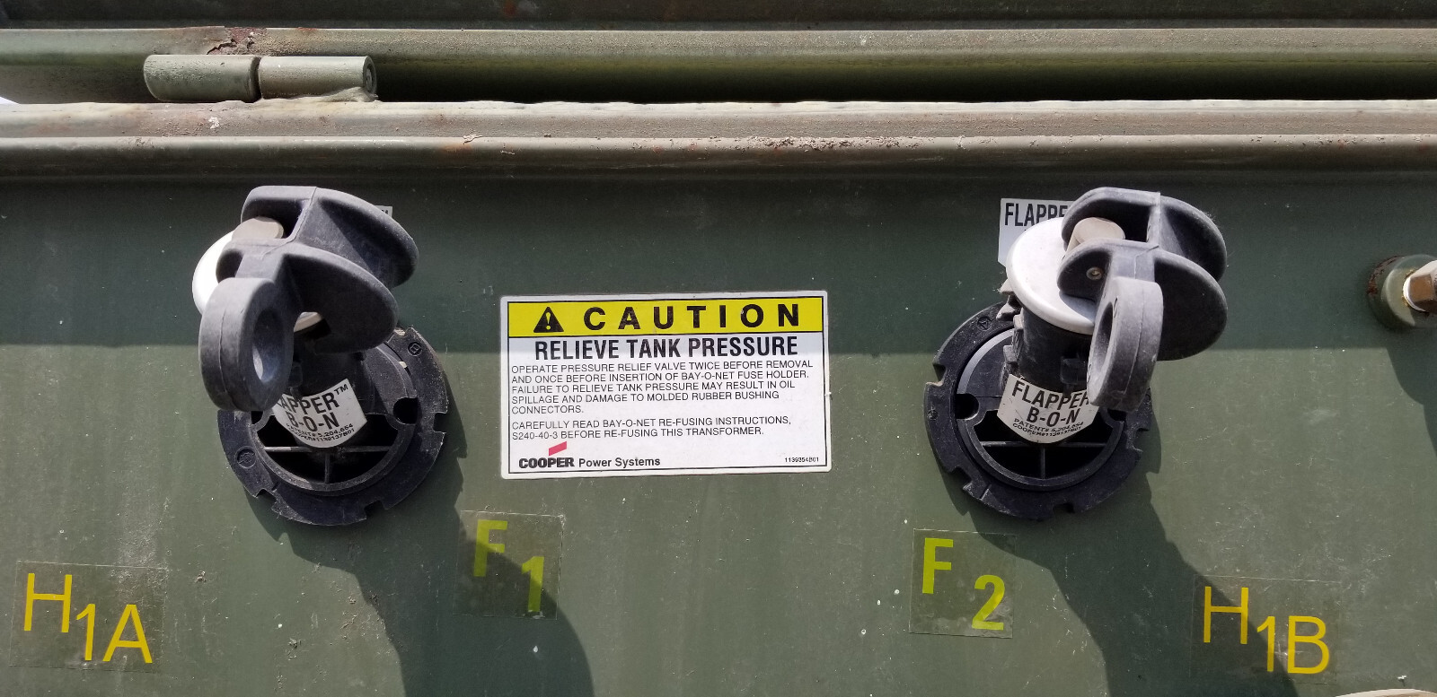 4160 HV 240/120 LV 75 KVA Single Phase Cooper Padmount Transformer Pad ...