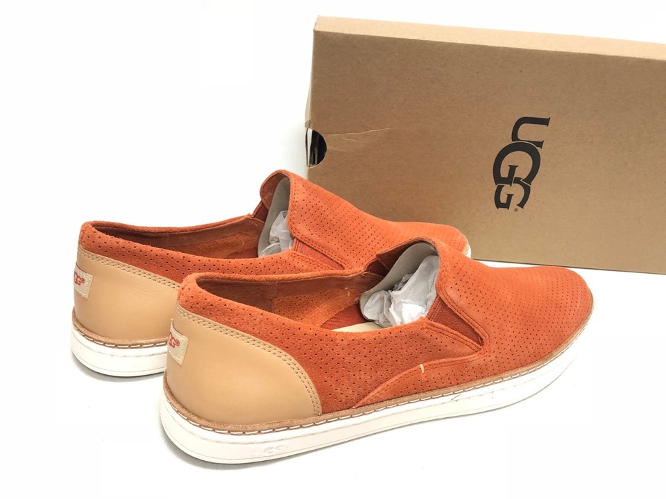 Ugg Australia Adley Perf Women's Fashion Sneakers Suede Leather Slip On ...