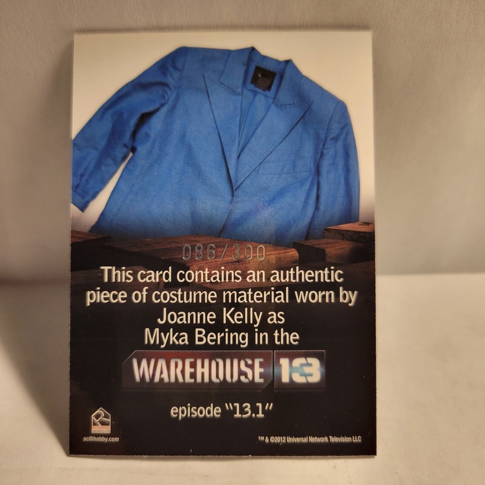 2012 Warehouse 13 Authentic Wardrobe Relic Joanne Kelly as Myka Bering ...