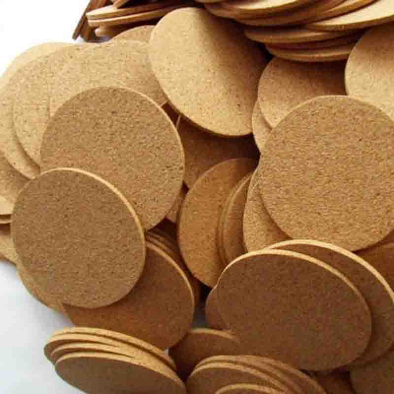 25pcs/set Plain Round Cork Coasters Coffee Drink Tea Cup Mat Placemats ...