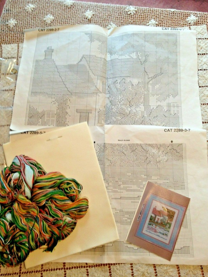 KAPPIE ORIGINALS FLOWER GARDEN COUNTED CROSS STITCH KIT #CAT2289 | eBay