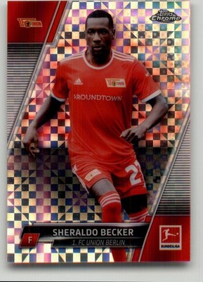 2021-22 Topps Chrome Bundesliga Sheraldo Becker X-Fractors #15 SN #/250 ...