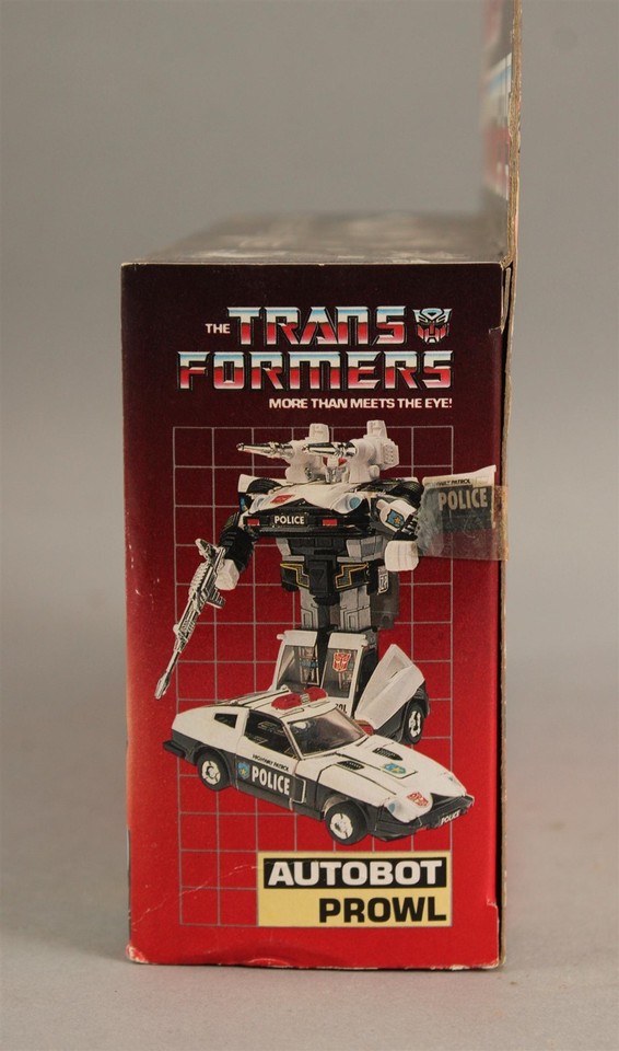 MIB Vintage 1984 G1 Hasbro TRANSFORMERS Autobot Strategist Prowl POLICE ...