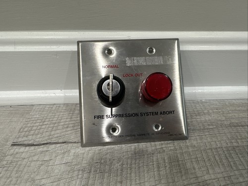 Tyco 76498 Fire Suppression Arm/Disable Switch | eBay