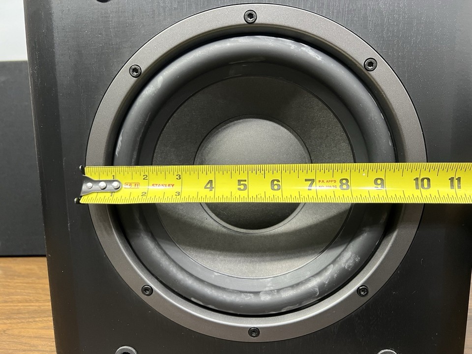 B&W ASW600 10" Powered Subwoofer 150W Bowers Wilkins Black - WORKS ...