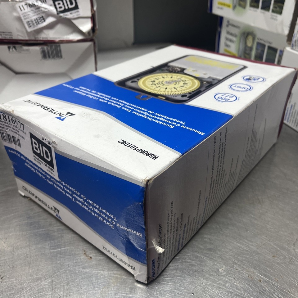 New Intermatic R8806P101D82 Indoor/Outdoor Irrigation/Sprinkler Timer ...