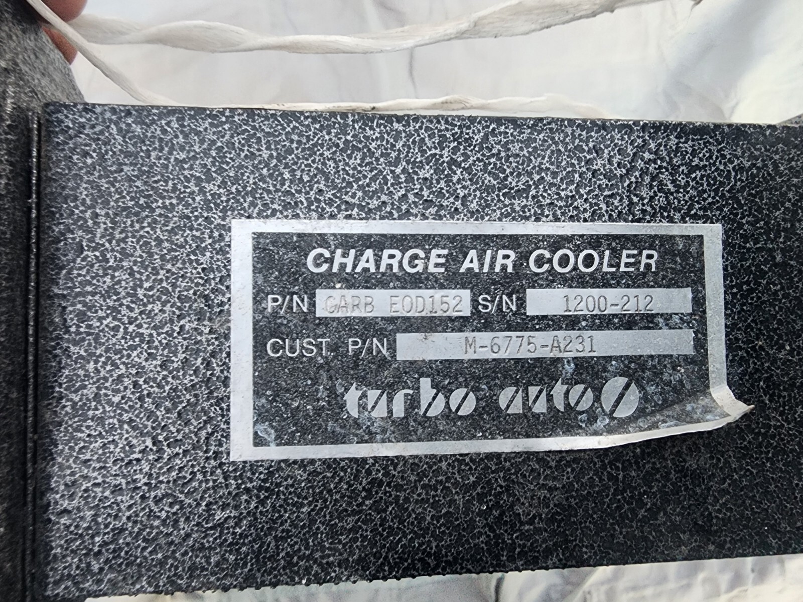 FRONT MOUNT INTERCOOLER turbo Mustang Svo Tbird Volvo 2.3 4CYL SALEEN ...