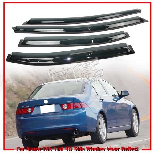 Fit For ACURA TSX 1st Honda Accord Euro CL7 CL9 4D Side Window Visor ...