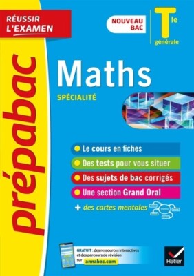 Maths Tle générale (spécialité) - Prépabac Réussir l'examen Bac 2022 ...