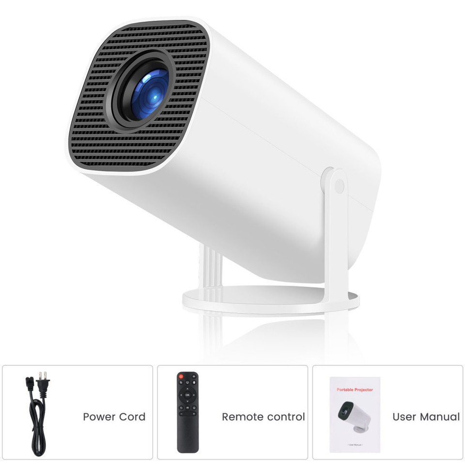 4K Mini Projector LED 180° Rotate 1080P WiFi Bluetooth UHD Portable ...