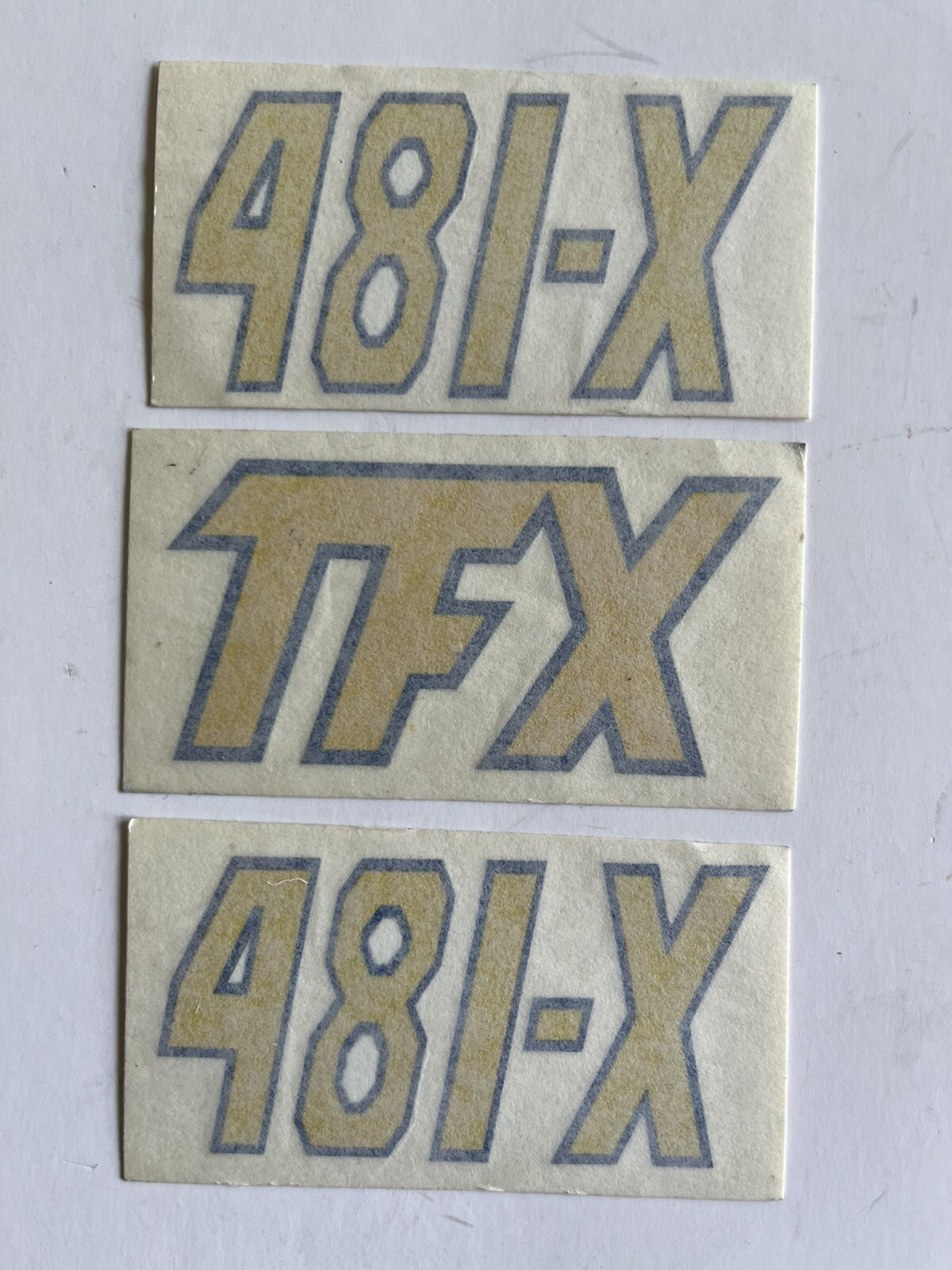 Original Vintage NOS TFX 481-X Billet Block Sticker ~1.5x3ea” (6S) | eBay