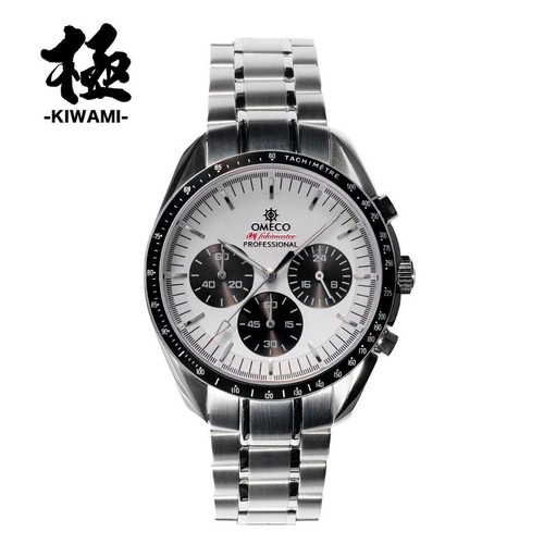 OMECO Omeko Watch Tide FUKIMASTER White Panda Speedmaster | eBay